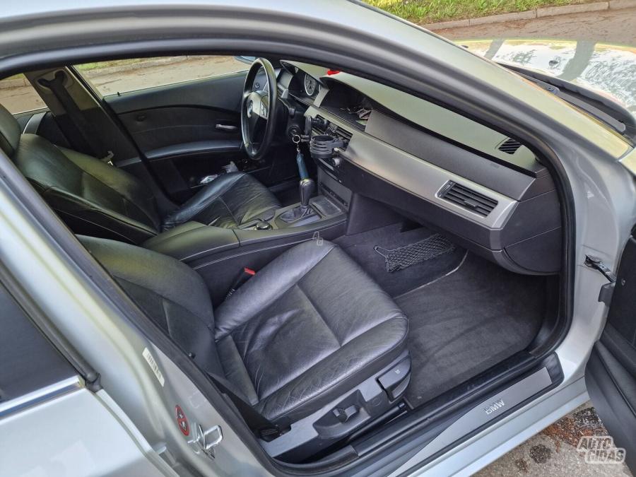 Grey BMW 525 2005 in Panevezys, with an engine capacity of 2.50 L and mileage of 296 thousand km for 3000 €, photo 28 on AUTOMOTO.COM.LV