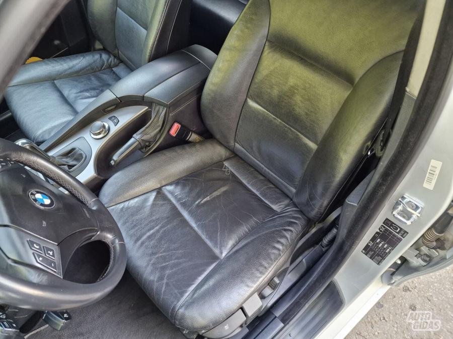 Grey BMW 525 2005 in Panevezys, with an engine capacity of 2.50 L and mileage of 296 thousand km for 3000 €, photo 35 on AUTOMOTO.COM.LV