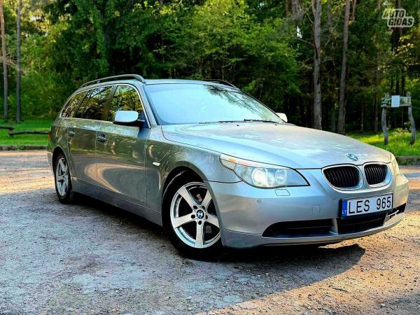 Grey BMW 525 2005 in Kaunas, with an engine capacity of 2.50 L and mileage of 340 thousand km for 2450 €, photo 1 on AUTOMOTO.COM.LV
