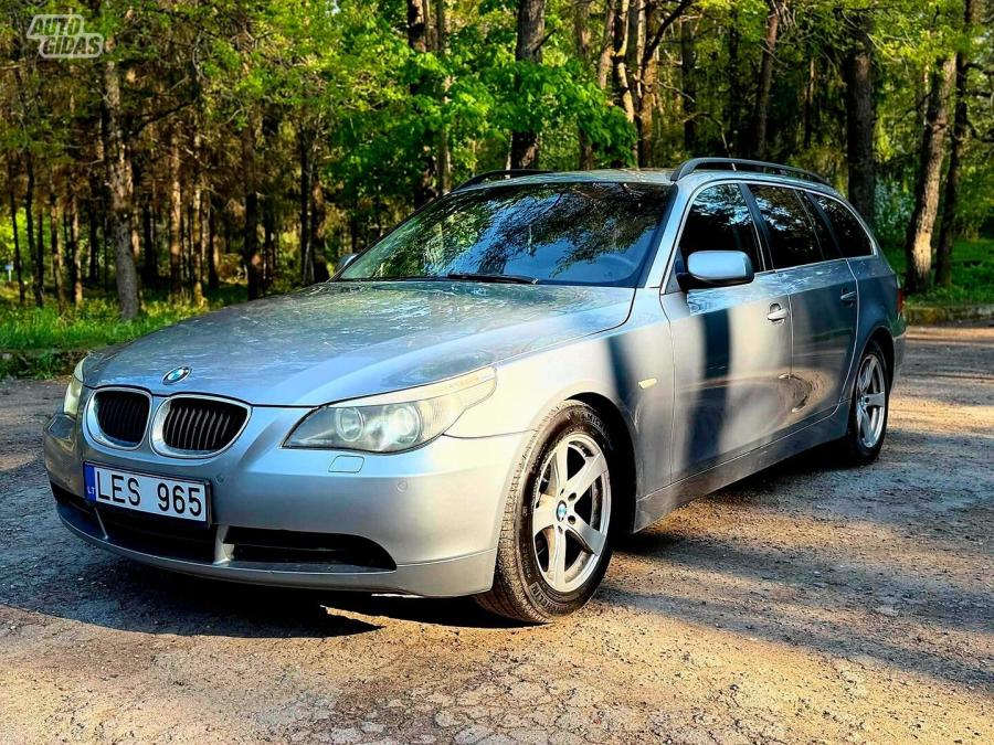 Grey BMW 525 2005 in Kaunas, with an engine capacity of 2.50 L and mileage of 340 thousand km for 2450 €, photo 11 on AUTOMOTO.COM.LV