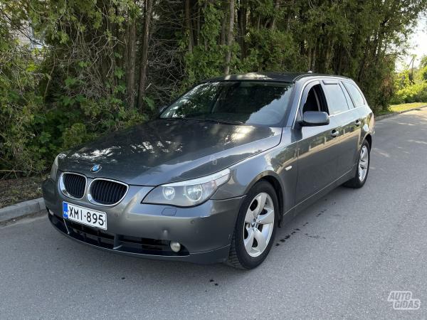 Grey BMW 525 2005 in Ariogala, with an engine capacity of 2.50 L and mileage of 399 thousand km for 1250 €, photo 1 on AUTOMOTO.COM.LV