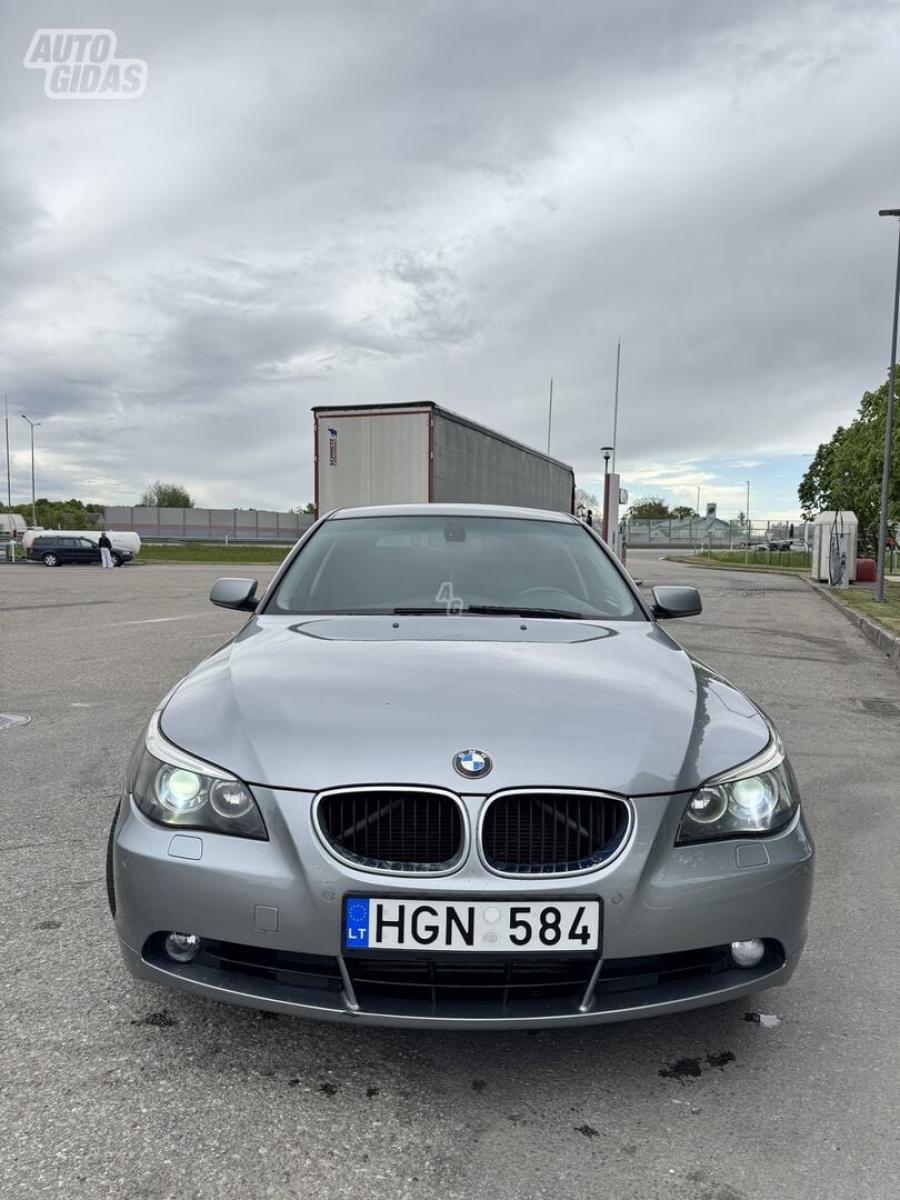 Grey BMW 525 2005 in Klaipeda, with an engine capacity of 2.50 L and mileage of 336 thousand km for 2450 €, photo 3 on AUTOMOTO.COM.LV