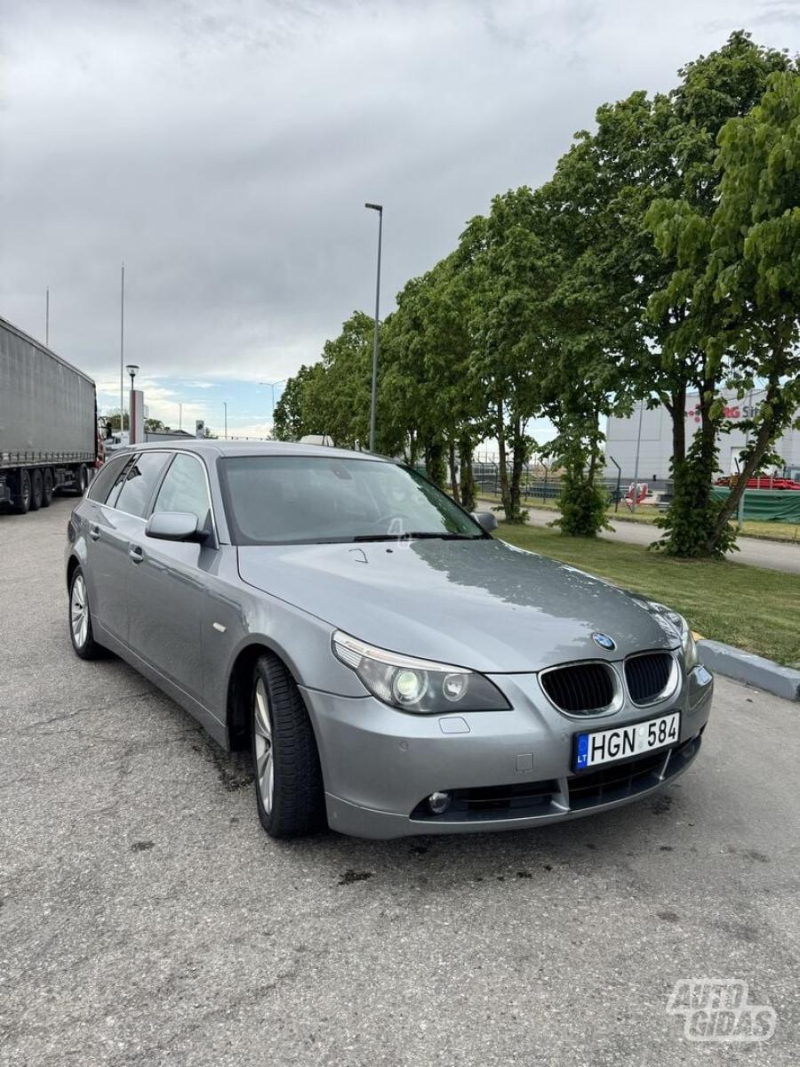 Grey BMW 525 2005 in Klaipeda, with an engine capacity of 2.50 L and mileage of 336 thousand km for 2450 €, photo 4 on AUTOMOTO.COM.LV