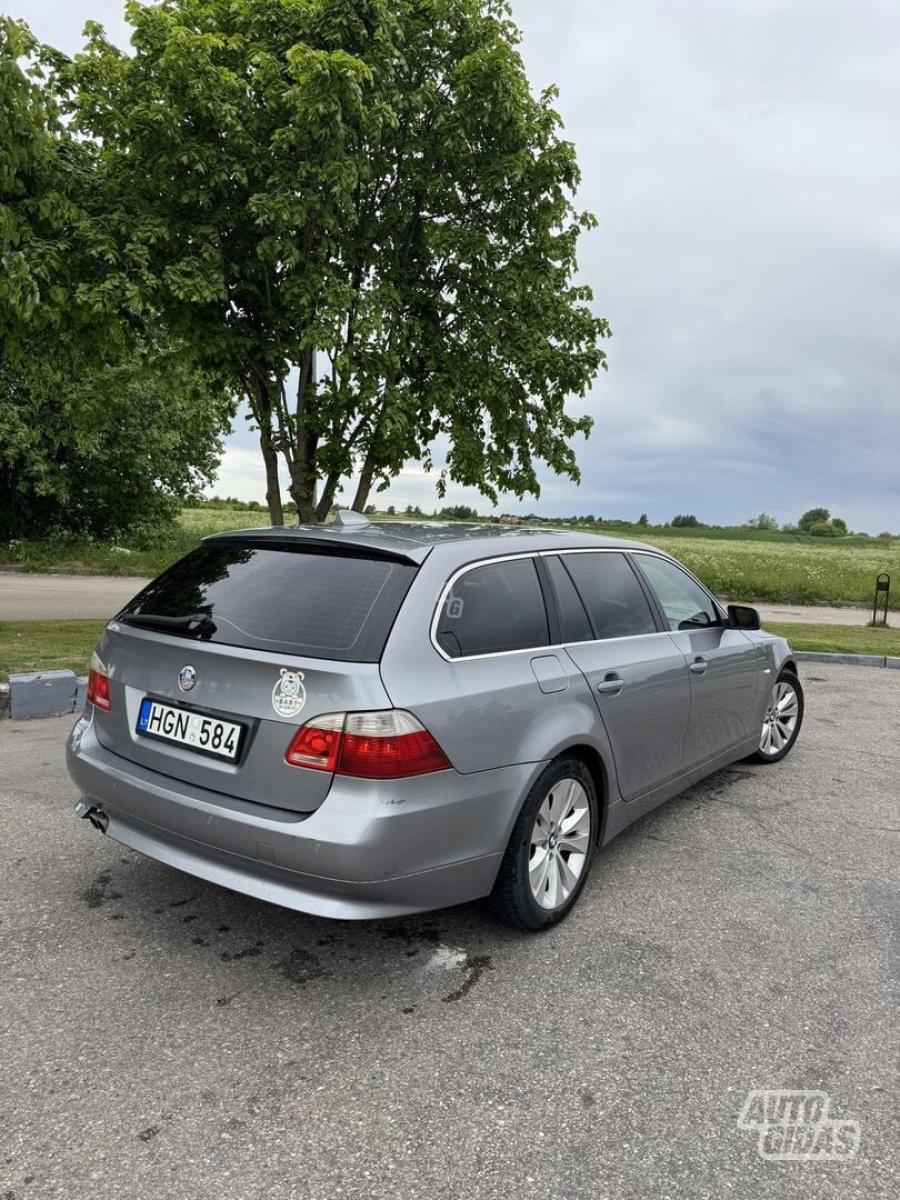 Grey BMW 525 2005 in Klaipeda, with an engine capacity of 2.50 L and mileage of 336 thousand km for 2450 €, photo 6 on AUTOMOTO.COM.LV
