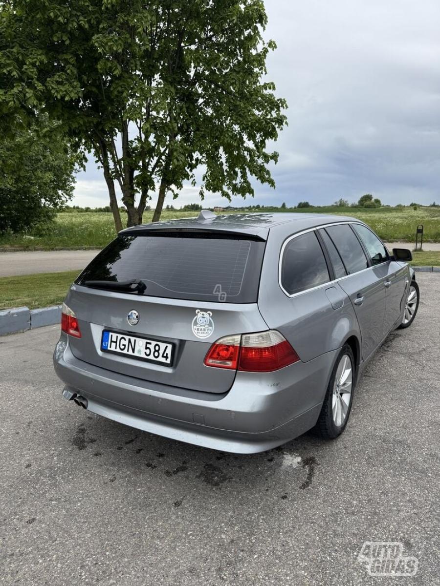 Grey BMW 525 2005 in Klaipeda, with an engine capacity of 2.50 L and mileage of 336 thousand km for 2450 €, photo 7 on AUTOMOTO.COM.LV