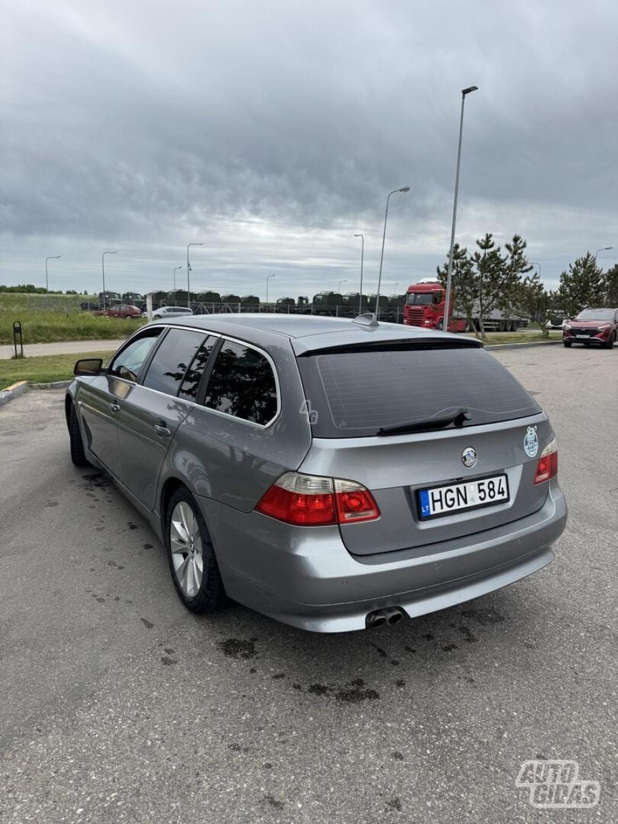 Grey BMW 525 2005 in Klaipeda, with an engine capacity of 2.50 L and mileage of 336 thousand km for 2450 €, photo 8 on AUTOMOTO.COM.LV
