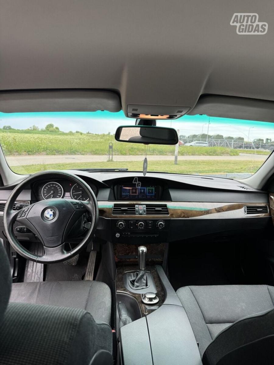 Grey BMW 525 2005 in Klaipeda, with an engine capacity of 2.50 L and mileage of 336 thousand km for 2450 €, photo 12 on AUTOMOTO.COM.LV
