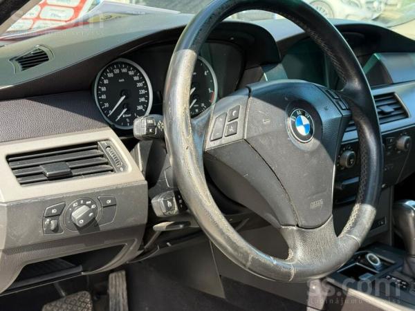 Grey BMW 525 2005 in Riga, with an engine capacity of 2.50 L and mileage of 364 thousand km for 2000 €, photo 9 on AUTOMOTO.COM.LV