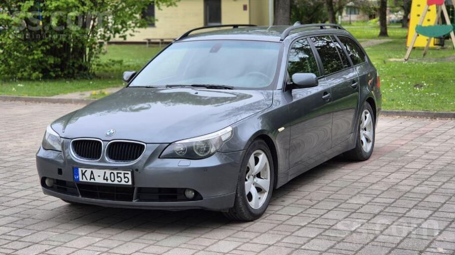 Pelēks BMW 525 2005 Jelgava, ar dzinēja tilpumu 2.50 L un nobraukumu 350 tūkst. km par 2200 €, foto 1 vietnē AUTOMOTO.COM.LV