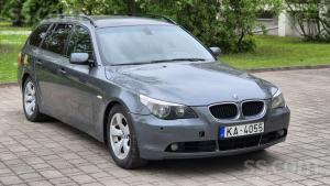 Pelēks BMW 525 2005 Jelgava, ar dzinēja tilpumu 2.50 L un nobraukumu 350 tūkst. km par 2200 €, foto 3 vietnē AUTOMOTO.COM.LV