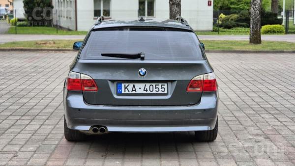 Pelēks BMW 525 2005 Jelgava, ar dzinēja tilpumu 2.50 L un nobraukumu 350 tūkst. km par 2200 €, foto 5 vietnē AUTOMOTO.COM.LV