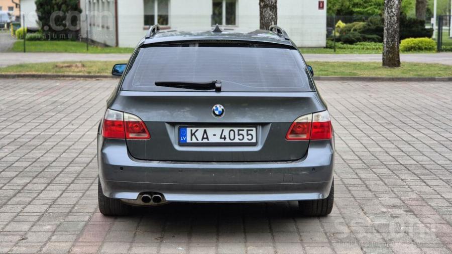 Pelēks BMW 525 2005 Jelgava, ar dzinēja tilpumu 2.50 L un nobraukumu 350 tūkst. km par 2200 €, foto 6 vietnē AUTOMOTO.COM.LV