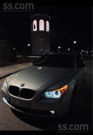 Grey BMW 525 2005 in Rezekne, with an engine capacity of 2.50 L and mileage of 433 thousand km for 3000 €, photo  on AUTOMOTO.COM.LV
