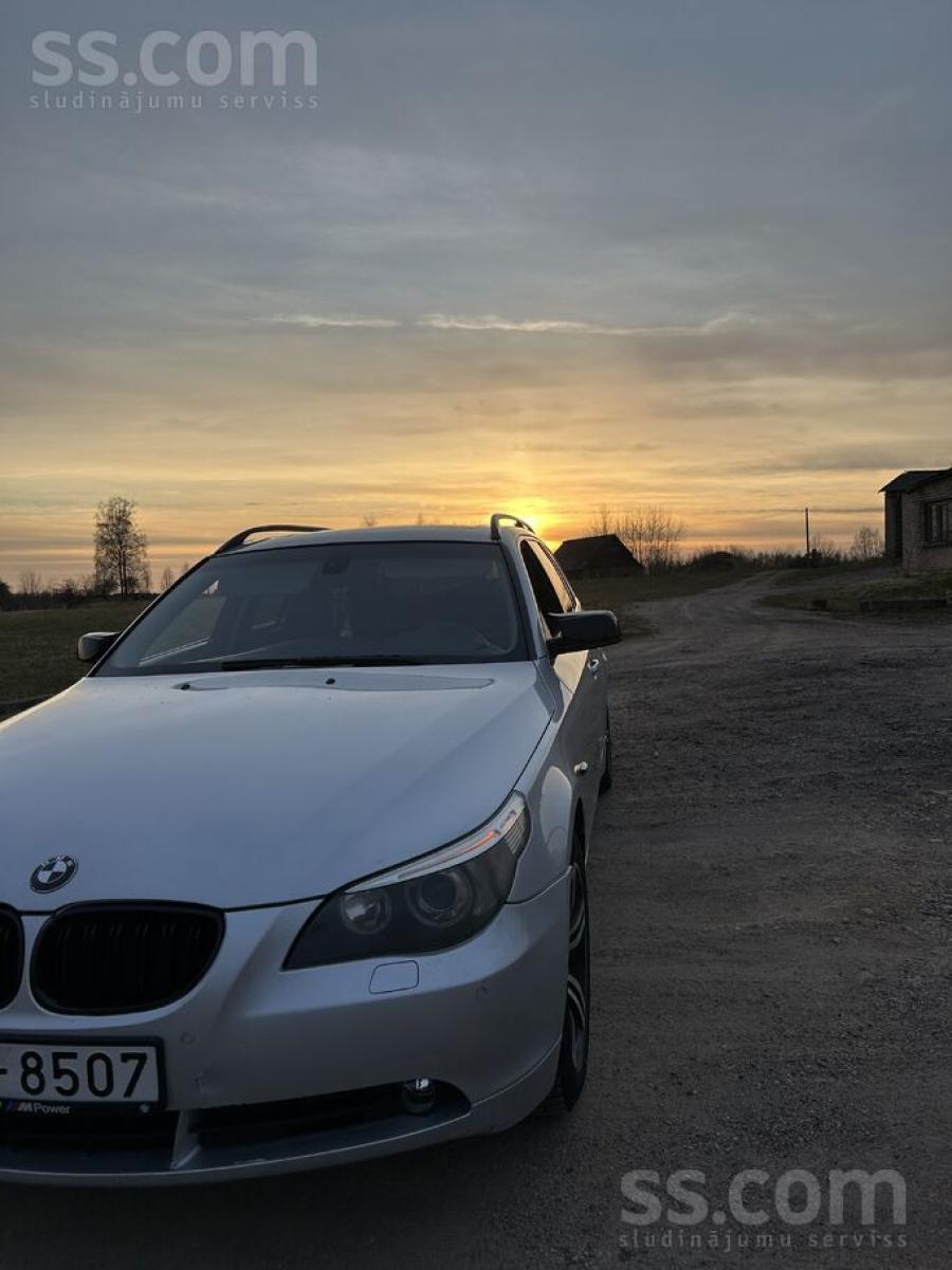 Grey BMW 525 2005 in Rezekne, with an engine capacity of 2.50 L and mileage of 433 thousand km for 3000 €, photo 5 on AUTOMOTO.COM.LV