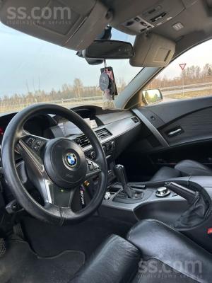 Grey BMW 525 2005 in Rezekne, with an engine capacity of 2.50 L and mileage of 433 thousand km for 3000 €, photo 9 on AUTOMOTO.COM.LV