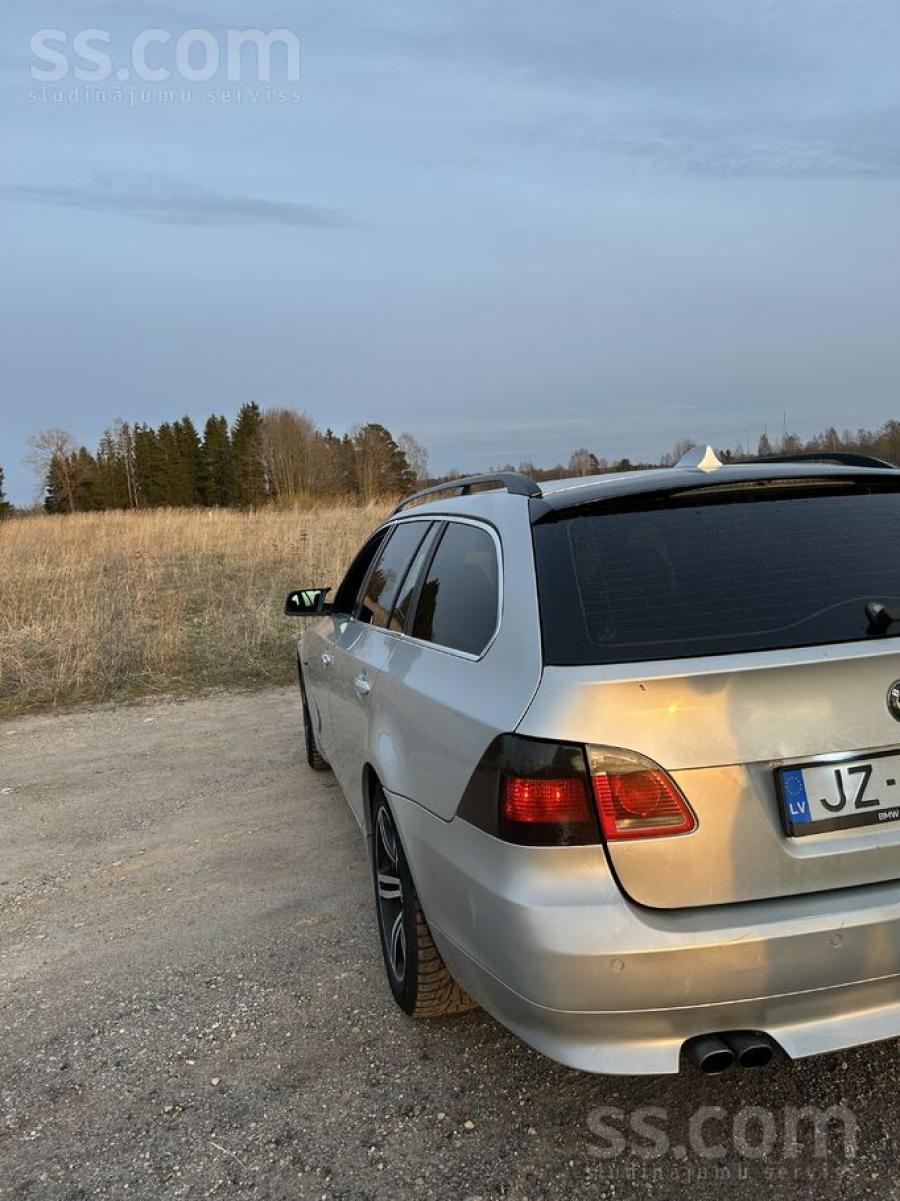 Grey BMW 525 2005 in Rezekne, with an engine capacity of 2.50 L and mileage of 433 thousand km for 3000 €, photo 12 on AUTOMOTO.COM.LV