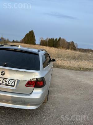 Grey BMW 525 2005 in Rezekne, with an engine capacity of 2.50 L and mileage of 433 thousand km for 3000 €, photo 15 on AUTOMOTO.COM.LV