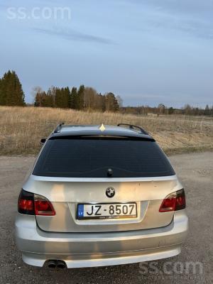 Grey BMW 525 2005 in Rezekne, with an engine capacity of 2.50 L and mileage of 433 thousand km for 3000 €, photo 16 on AUTOMOTO.COM.LV