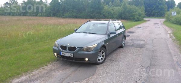 Pelēks BMW 525 2005 Jelgava, ar dzinēja tilpumu 2.50 L un nobraukumu 300 tūkst. km par 2900 €, foto 1 vietnē AUTOMOTO.COM.LV