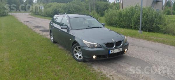 Grey BMW 525 2005 in Jelgava, with an engine capacity of 2.50 L and mileage of 300 thousand km for 2900 €, photo 3 on AUTOMOTO.COM.LV