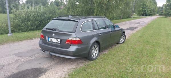 Серый БМВ 525 2005 в Елгава, объемом двигателя 2.50 л и пробегом 300 тыс. км за 2900 €, фото 2 на AUTOMOTO.COM.LV