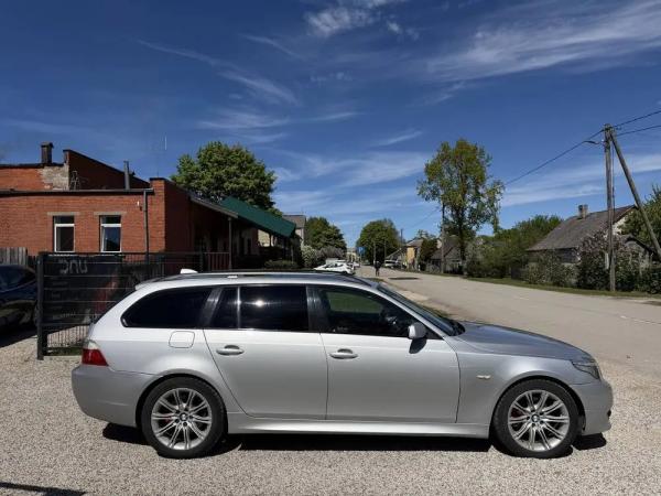Grey BMW 525 2005 in Ventspils, with an engine capacity of 2.50 L and mileage of 444 thousand km for 2990 €, photo 7 on AUTOMOTO.COM.LV