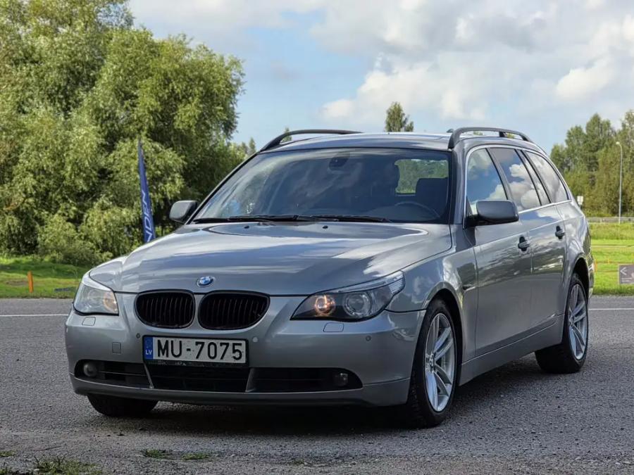 Pelēks BMW 525 2005 Grobiņa, ar dzinēja tilpumu 2.50 L un nobraukumu 431 tūkst. km par 2900 €, foto 3 vietnē AUTOMOTO.COM.LV
