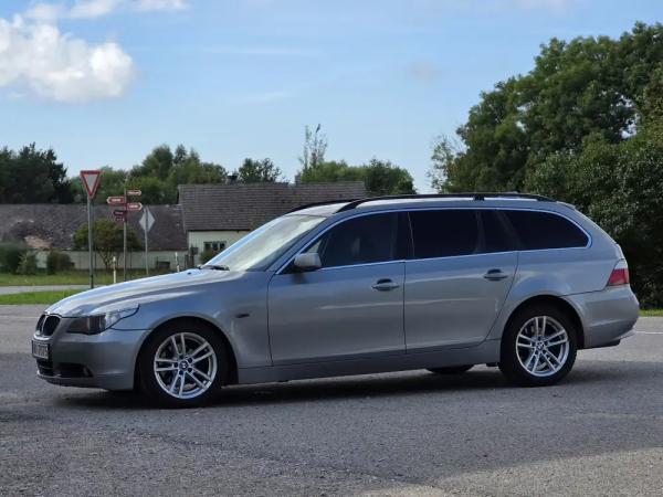 Grey BMW 525 2005 in Grobiņa, with an engine capacity of 2.50 L and mileage of 431 thousand km for 2900 €, photo 4 on AUTOMOTO.COM.LV
