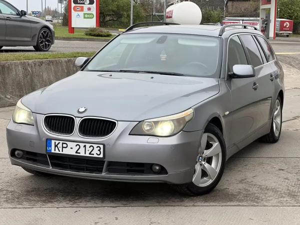 Pelēks BMW 525 2005 Jēkabpils, ar dzinēja tilpumu 2.50 L un nobraukumu 342 tūkst. km par 3200 €, foto 1 vietnē AUTOMOTO.COM.LV