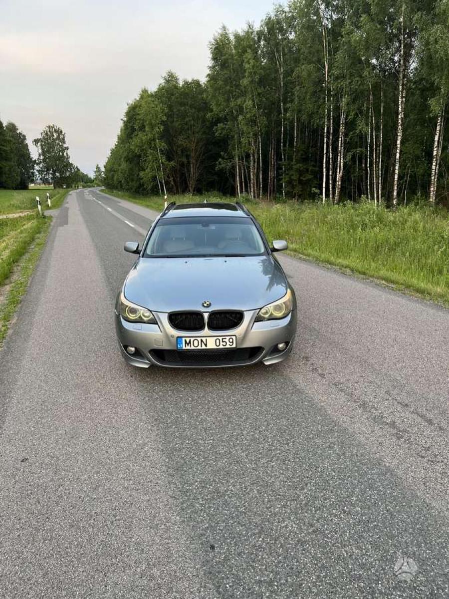 Pelēks BMW 525 2005 Šilalė, ar dzinēja tilpumu 2.50 L un nobraukumu 412 tūkst. km par 3000 €, foto 1 vietnē AUTOMOTO.COM.LV