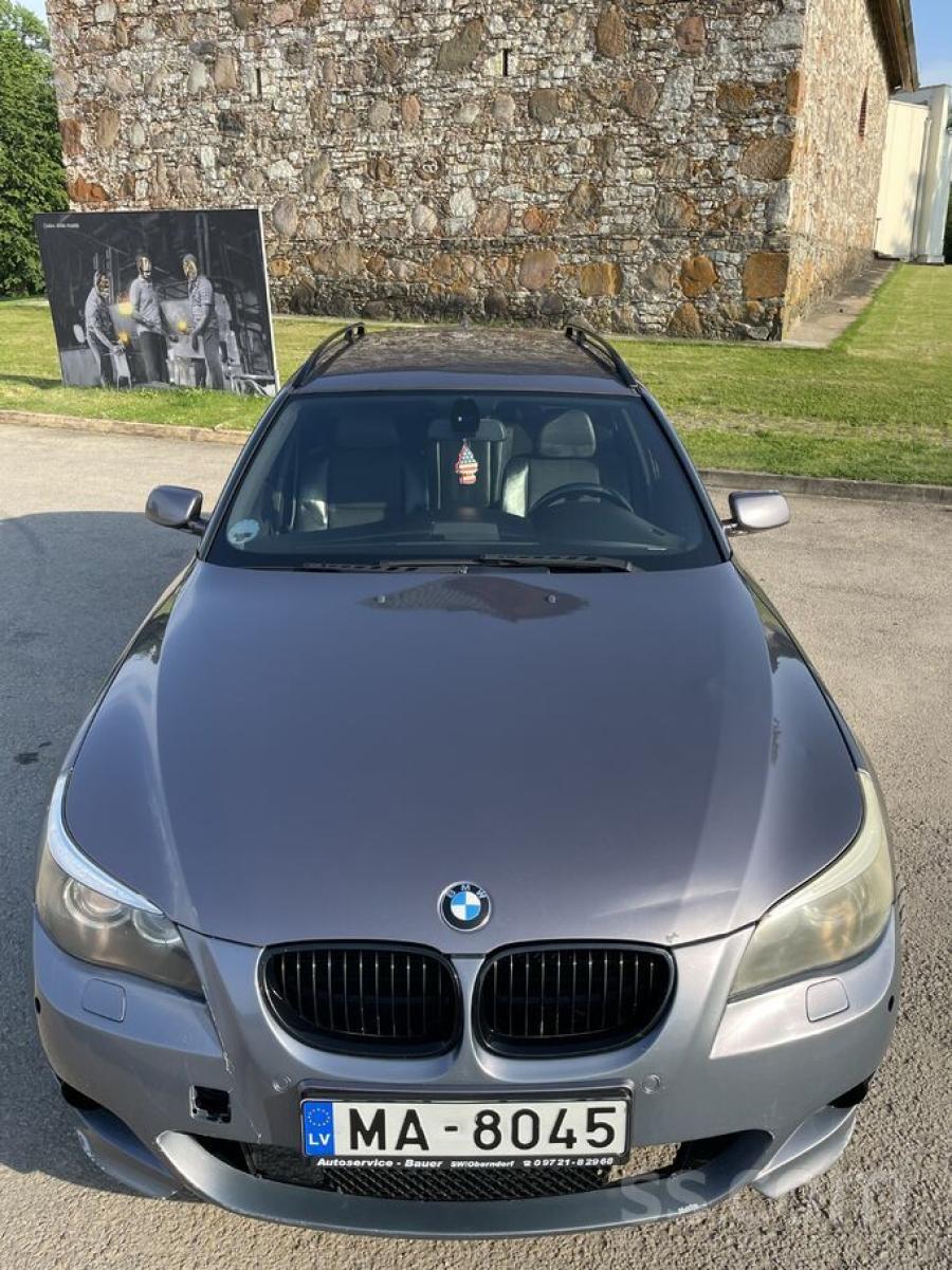 Pelēks BMW 525 2005 Preiļi, ar dzinēja tilpumu 2.50 L un nobraukumu 371 tūkst. km par 2650 €, foto 4 vietnē AUTOMOTO.COM.LV