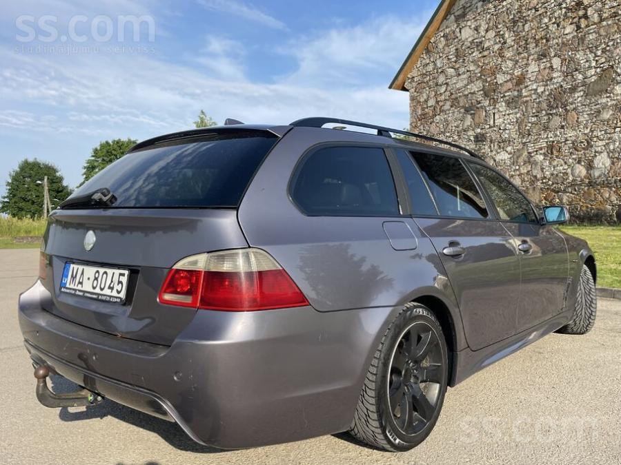 Pelēks BMW 525 2005 Preiļi, ar dzinēja tilpumu 2.50 L un nobraukumu 371 tūkst. km par 2650 €, foto 6 vietnē AUTOMOTO.COM.LV