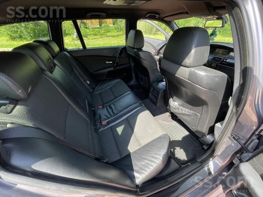 Pelēks BMW 525 2005 Preiļi, ar dzinēja tilpumu 2.50 L un nobraukumu 371 tūkst. km par 2650 €, foto 18 vietnē AUTOMOTO.COM.LV