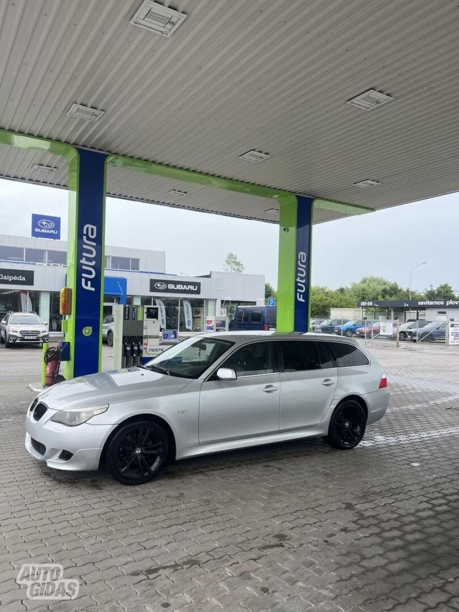 Grey BMW 525 2005 in Klaipeda, with an engine capacity of 2.50 L and mileage of 340 thousand km for 2450 €, photo 4 on AUTOMOTO.COM.LV