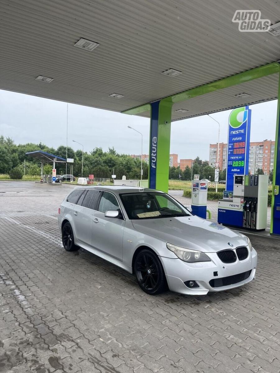 Grey BMW 525 2005 in Klaipeda, with an engine capacity of 2.50 L and mileage of 340 thousand km for 2450 €, photo 5 on AUTOMOTO.COM.LV