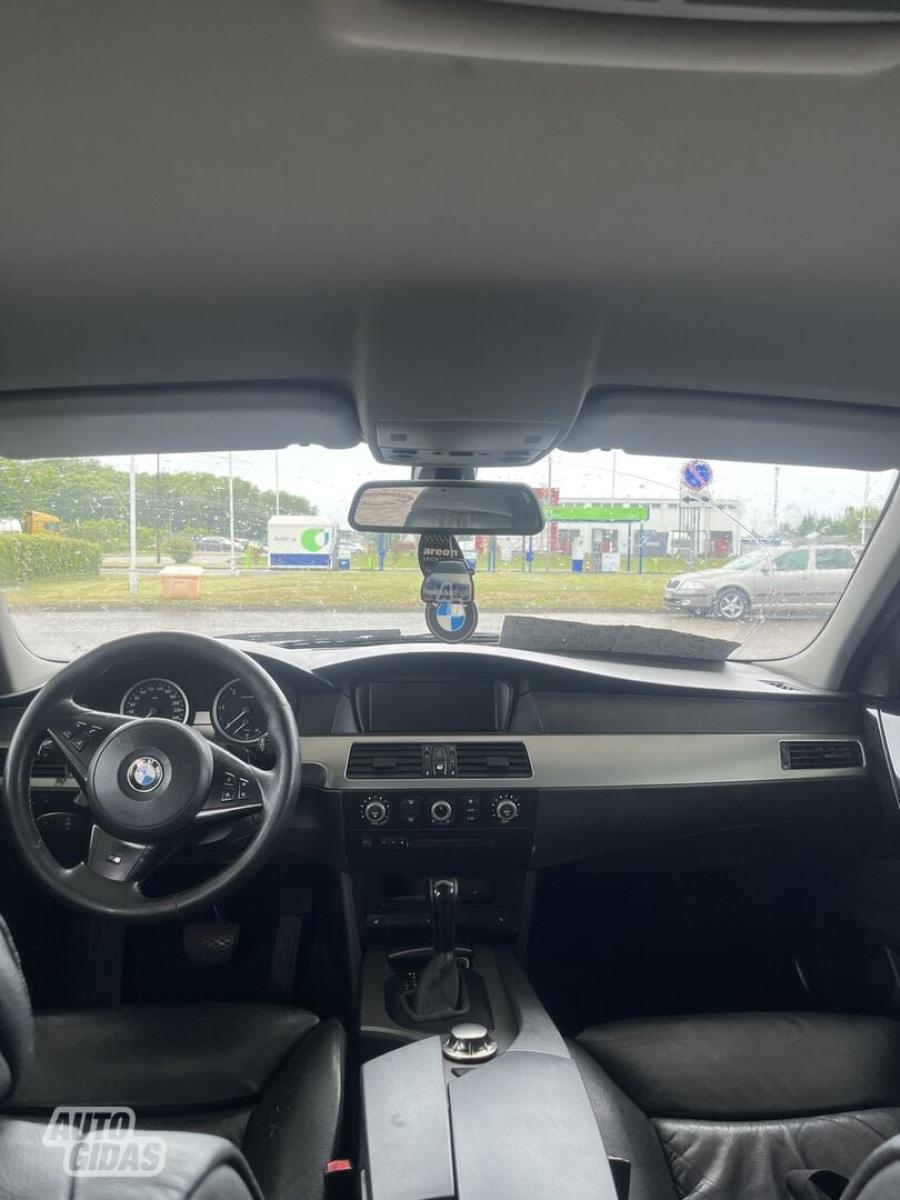 Grey BMW 525 2005 in Klaipeda, with an engine capacity of 2.50 L and mileage of 340 thousand km for 2450 €, photo 10 on AUTOMOTO.COM.LV