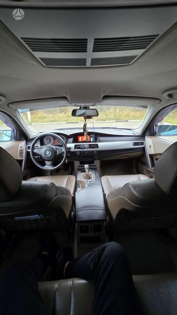 Grey BMW 525 2005 in Klaipeda, with an engine capacity of 2.50 L and mileage of 400 thousand km for 2100 €, photo 6 on AUTOMOTO.COM.LV