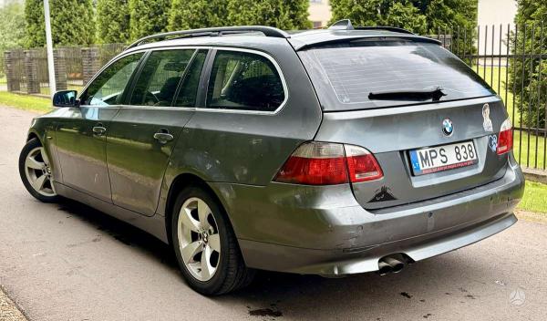 Grey BMW 525 2005 in Vilnius, with an engine capacity of 2.50 L and mileage of 428 thousand km for 1650 €, photo 3 on AUTOMOTO.COM.LV