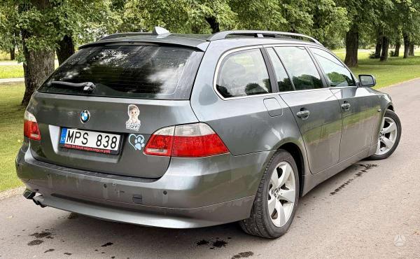 Grey BMW 525 2005 in Vilnius, with an engine capacity of 2.50 L and mileage of 428 thousand km for 1650 €, photo 4 on AUTOMOTO.COM.LV