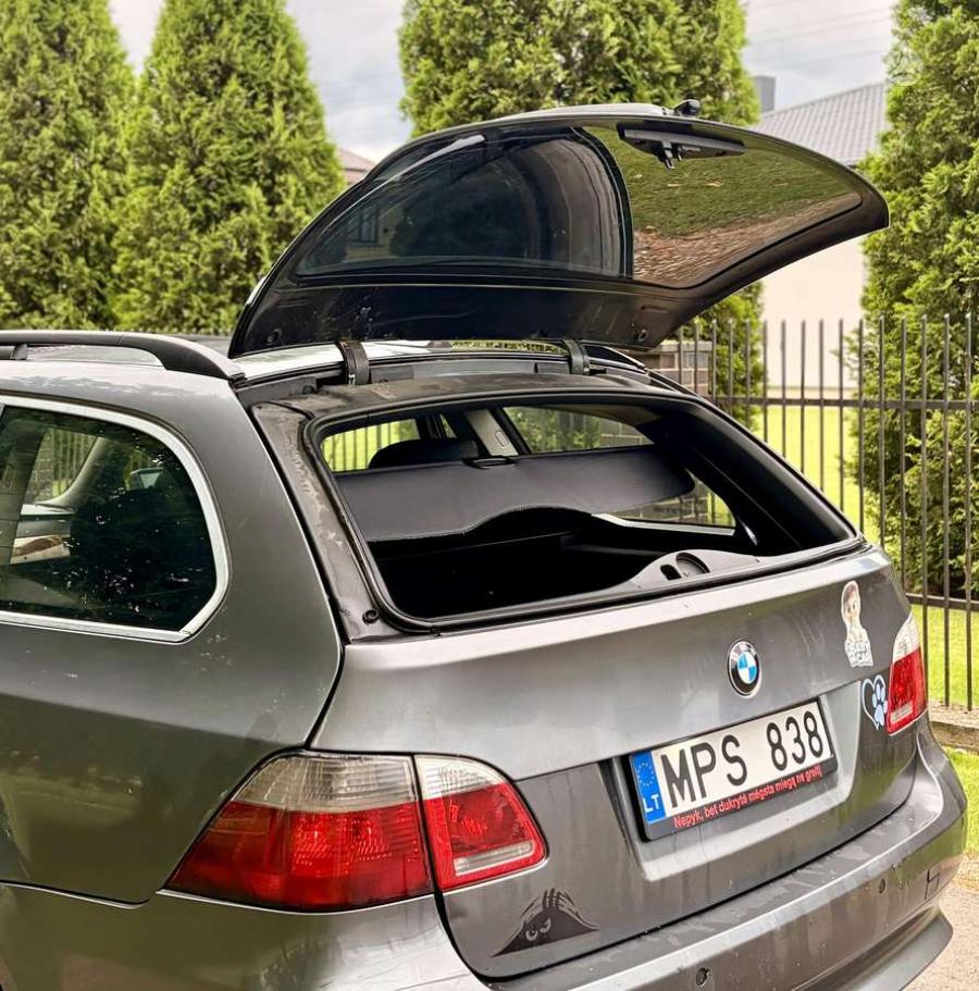 Pelēks BMW 525 2005 Viļņa, ar dzinēja tilpumu 2.50 L un nobraukumu 428 tūkst. km par 1650 €, foto 7 vietnē AUTOMOTO.COM.LV