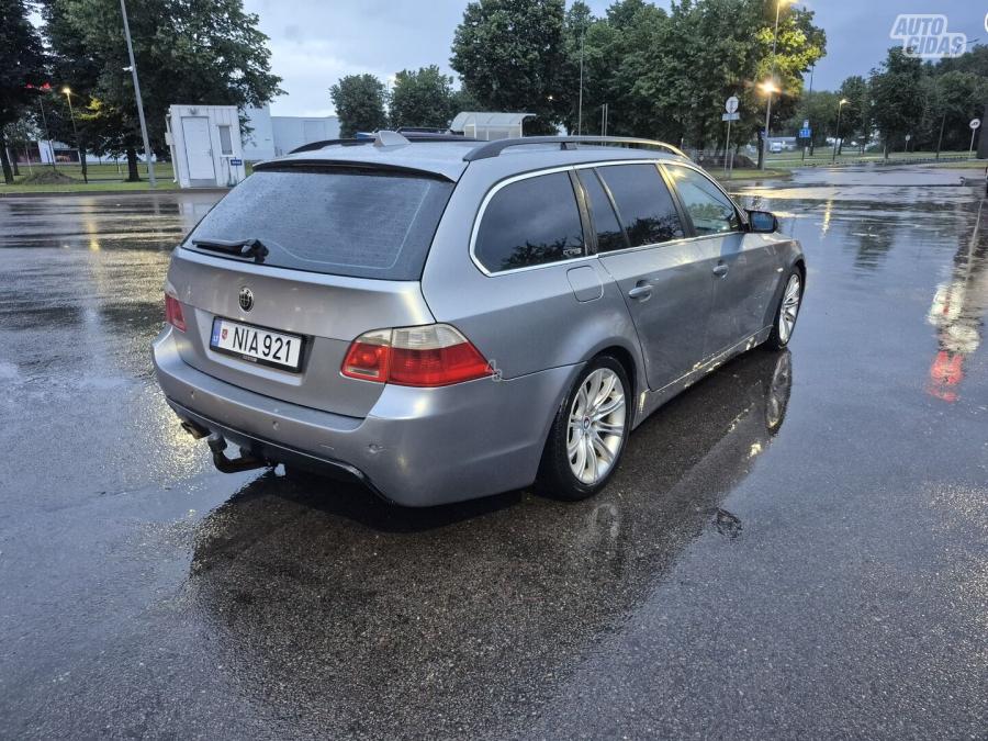 Grey BMW 525 2005 in Kaunas, with an engine capacity of 2.50 L and mileage of 397 thousand km for 3250 €, photo 6 on AUTOMOTO.COM.LV