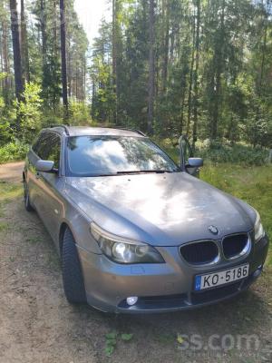 Grey BMW 525 2005 in Daugavpils, with an engine capacity of 2.50 L and mileage of 356 thousand km for 2600 €, photo 4 on AUTOMOTO.COM.LV