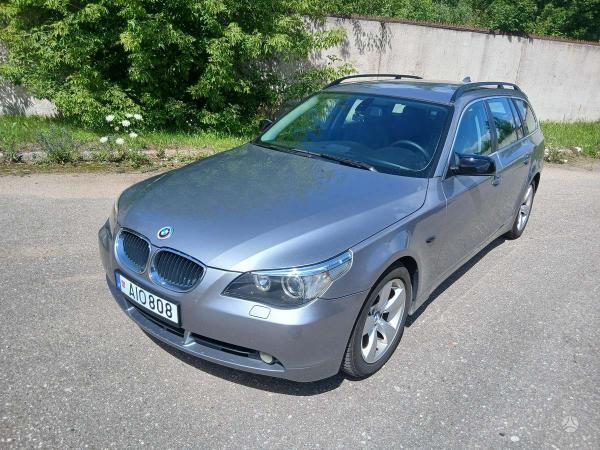 Grey BMW 525 2005 in Siauliai, with an engine capacity of 2.49 L and mileage of 409 thousand km for 3599 €, photo 1 on AUTOMOTO.COM.LV
