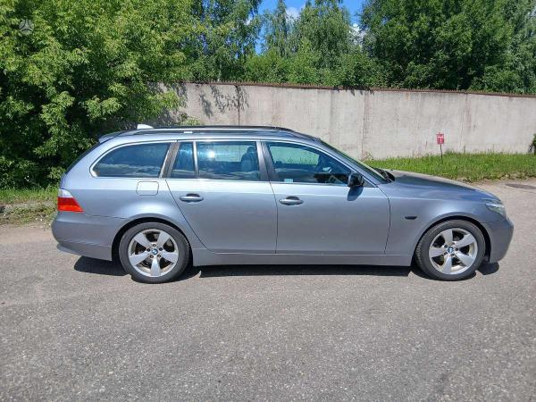 Grey BMW 525 2005 in Siauliai, with an engine capacity of 2.49 L and mileage of 409 thousand km for 3599 €, photo 6 on AUTOMOTO.COM.LV