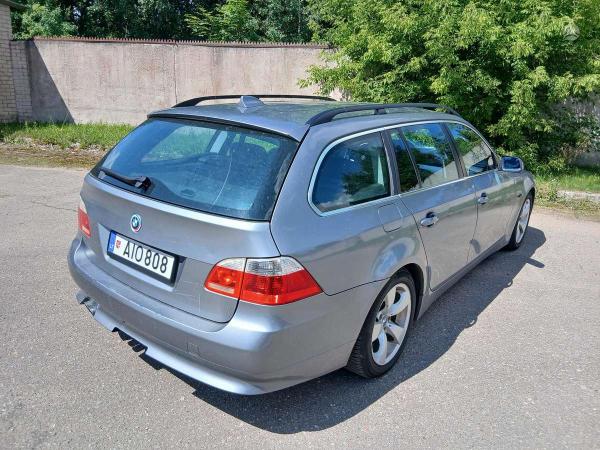 Grey BMW 525 2005 in Siauliai, with an engine capacity of 2.49 L and mileage of 409 thousand km for 3599 €, photo 7 on AUTOMOTO.COM.LV