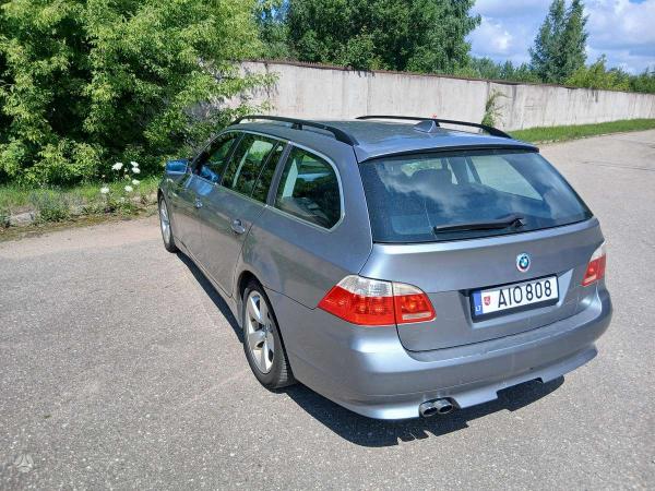 Grey BMW 525 2005 in Siauliai, with an engine capacity of 2.49 L and mileage of 409 thousand km for 3599 €, photo 9 on AUTOMOTO.COM.LV
