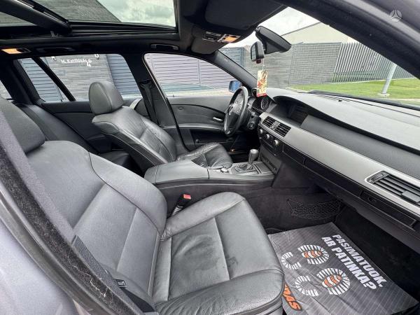 Pelēks BMW 525 2005 Kauņa, ar dzinēja tilpumu 2.50 L un nobraukumu 380 tūkst. km par 2999 €, foto 9 vietnē AUTOMOTO.COM.LV