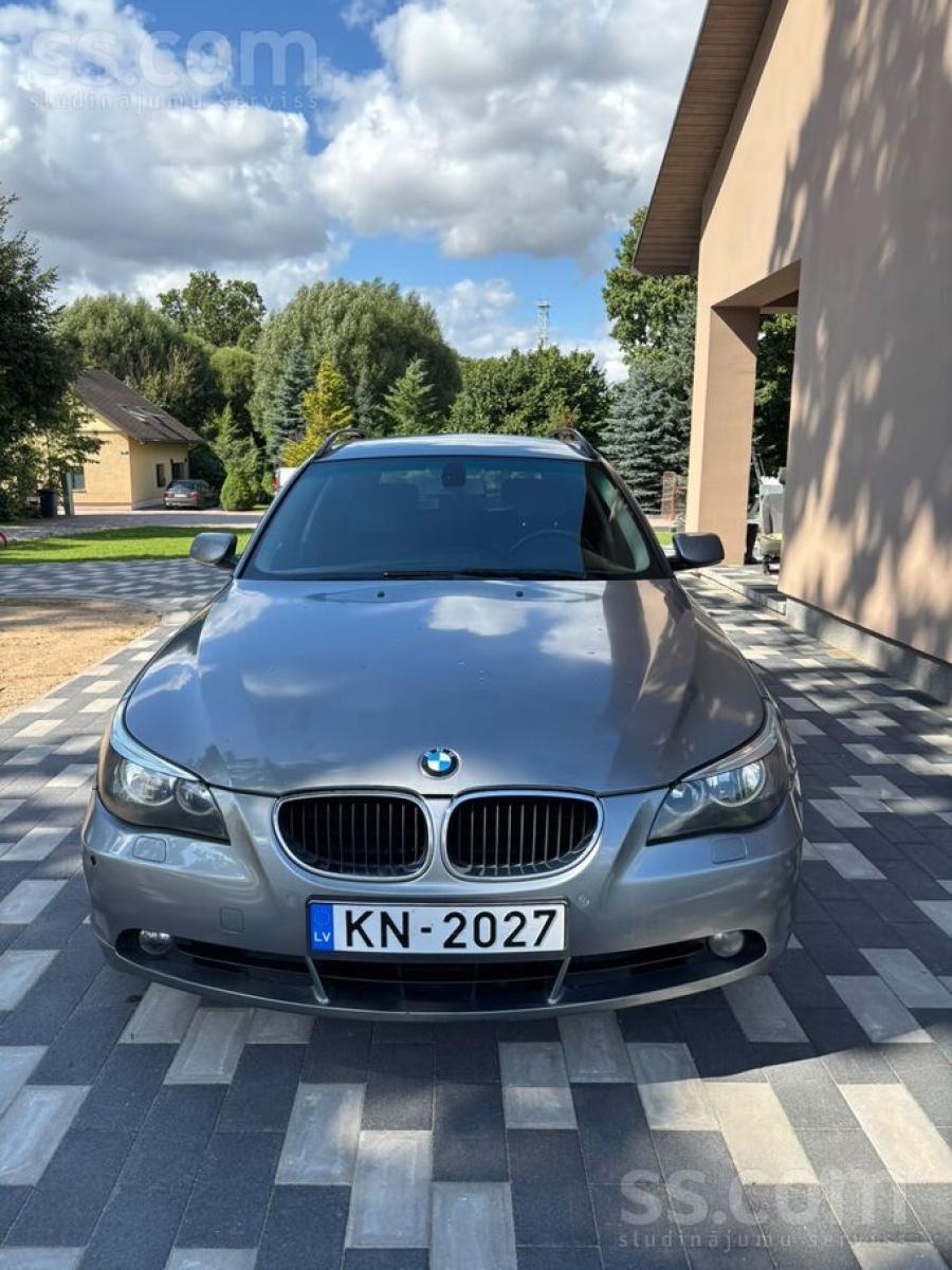 Grey BMW 525 2005 in Saldus, with an engine capacity of 2.50 L and mileage of 397 thousand km for 4990 €, photo 3 on AUTOMOTO.COM.LV