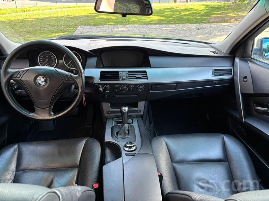 Grey BMW 525 2005 in Saldus, with an engine capacity of 2.50 L and mileage of 397 thousand km for 4990 €, photo 8 on AUTOMOTO.COM.LV