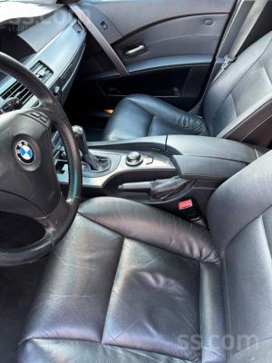 Grey BMW 525 2005 in Saldus, with an engine capacity of 2.50 L and mileage of 397 thousand km for 4990 €, photo 9 on AUTOMOTO.COM.LV